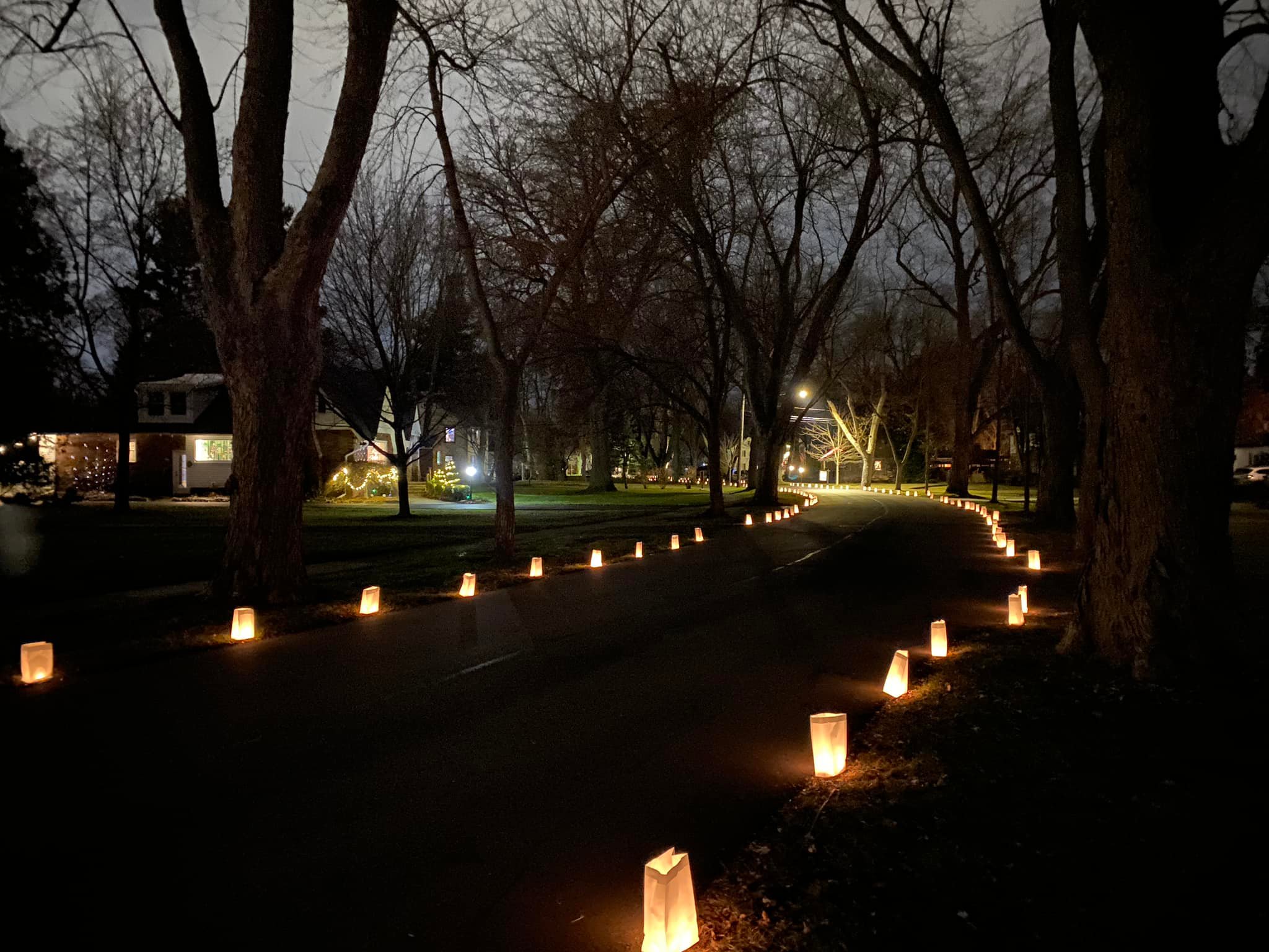 2025 Winter Solstice Luminaries - Brookfield Heritage Neighborhood